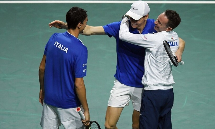 Coppa Davis, Italia in semifinale. Decisivo il doppio Sinner-Sonego